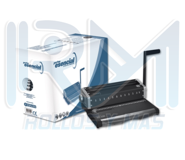 ENCUADERNADORA ESPIRAL METALICO EM-100 – Rollos y Mas